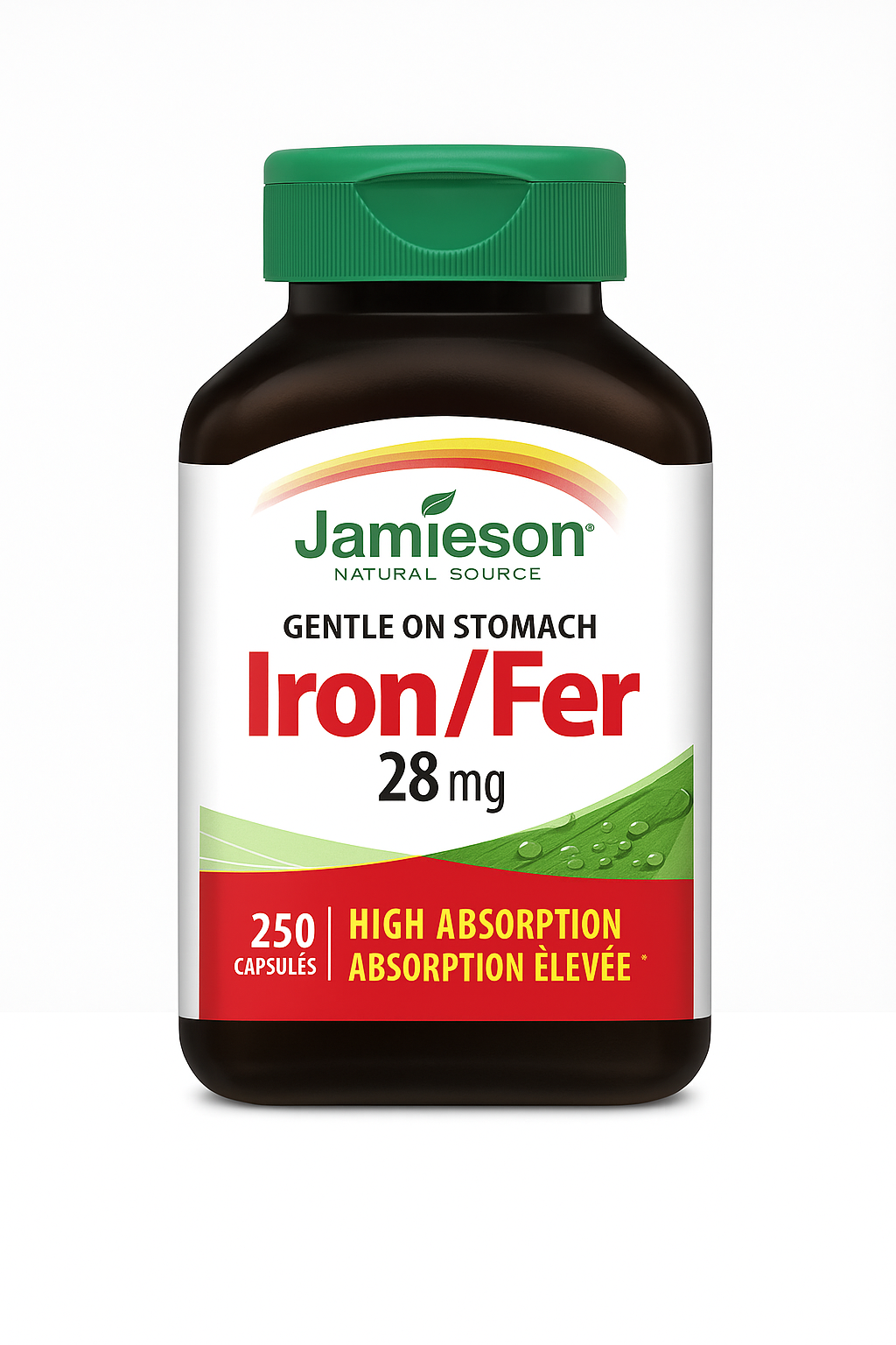 Jamieson Gentle Iron 28 mg, 250 Capsules – My Store