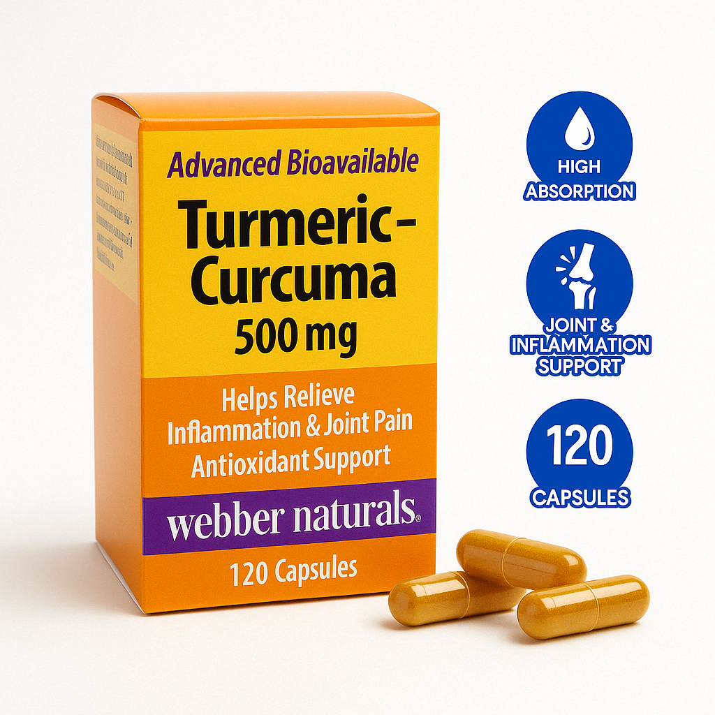 Webber Naturals Advanced Turmeric-Curcuma – My Store