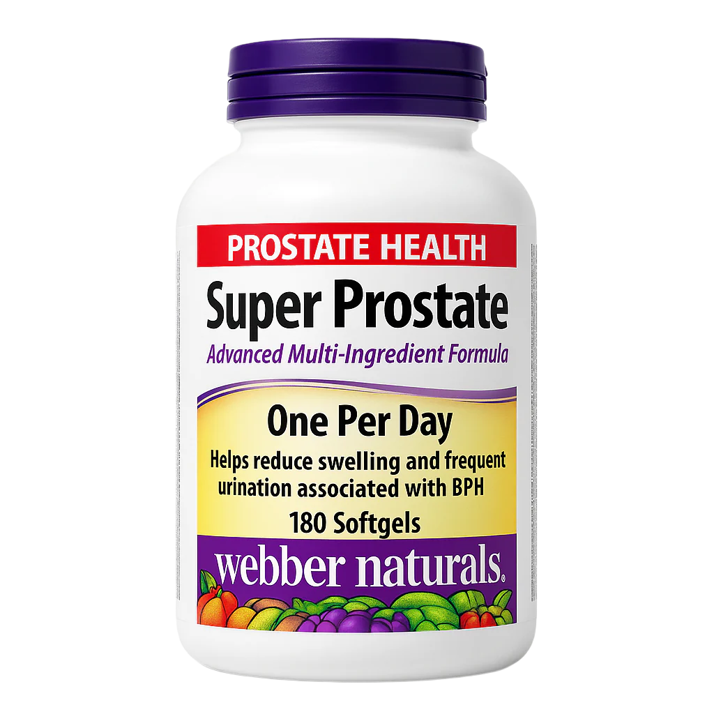 Webber Naturals Super Prostate – 180 Softgels – My Store